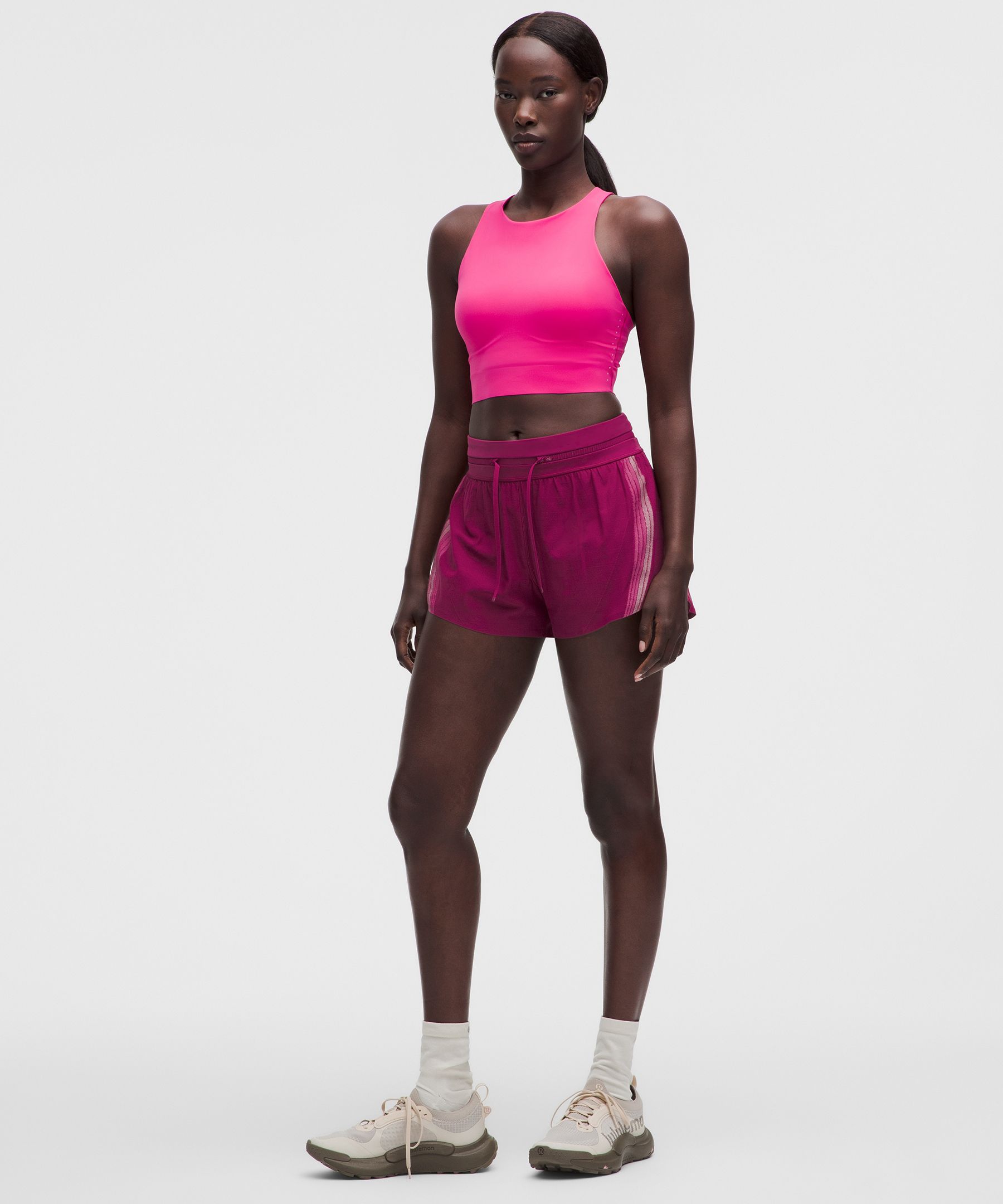 LULULEMON lululemon Fast and Free Airflow Mid-Rise 3" Running Shorts